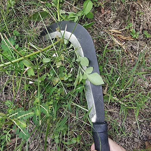 Billhook Sickle Machete Knife Brush Clearing Sickle Machete with Carbon Steel Blade Sickle Knife Billhook Machete Sickle for Grass, Harvest, Weeding Sickle Machete Billhook (2)