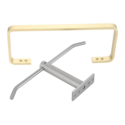 LUCEAE Towel Rails Hand Towel Bar Rack, Bathroom Towel Holder, Bathroom Hotel/Home Bathroom Storage Towel Rack, Robe Towel Holder Rail Bar, Wall Mounted Zinc Alloy Kitchen Towel Bar Hook Bathroom Acce