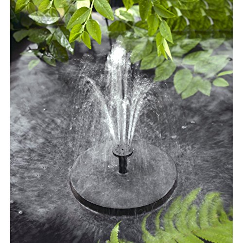 Solatec Solar Fountain, Solar Powered Bird Bath Fountain Pump 1.4W Solar Panel Kit Water Pump,Outdoor Watering Submersible Pump for Pond, Pool, Garden, Fish Tank, Aquarium