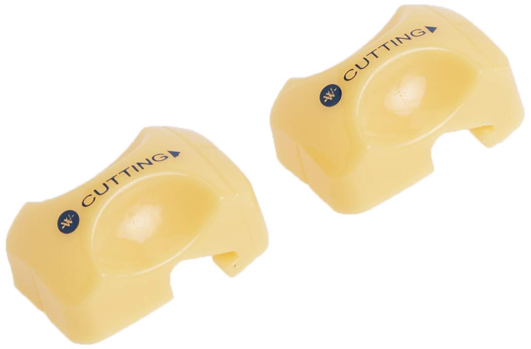 Westcott Paper Trimmer Titanium Bonded Replacement Cutting Blades for use with Trimmers 13782 and 13779, Pack of 2 (13780),Yellow