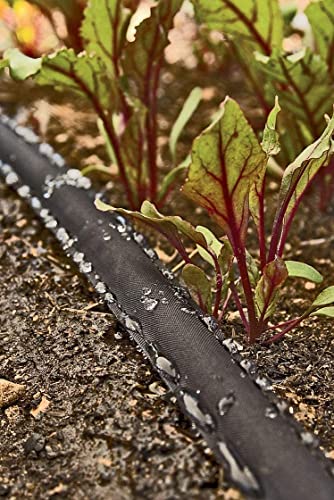 Rocky Mountain Goods Soaker Hose Flat (50β Pack of 2) - Heavy Duty Double Layer Design - Saves 70% Water - Consistent Drip Throughout Hose - Leakproof Guarantee - Garden/Vegetable Safe