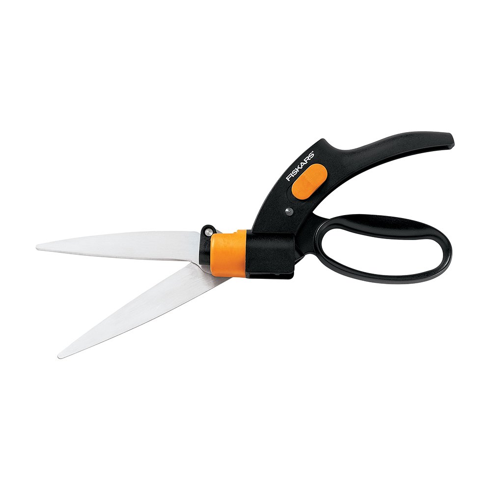 Fiskars 92146964J Garden, Shear Ease 360 Degree Swivel Grass Trimmer, Black