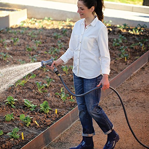 Gilmour 874501-1001 Flexogen Super Duty Garden Hose Gray 5/8 inch x 50 feet, Gray,Green