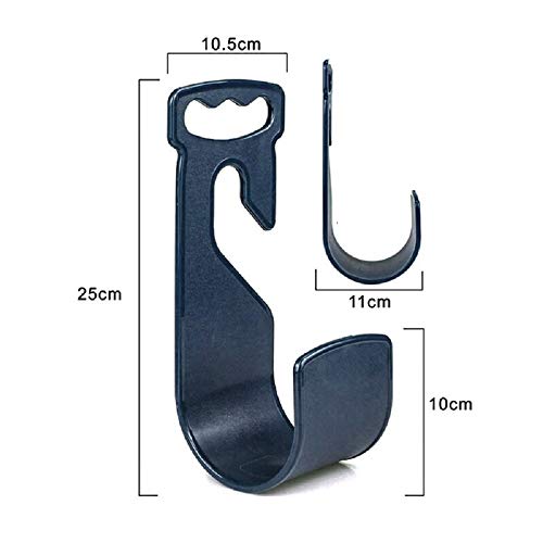 Sageme Hose Hanger, Durable Rust-Free Hose Holder, Wall Mount,Carrier, Hook for Garden Hose/Expandable Hose/Hose Reel/Water Hose/Pocket Hose/Flexable Hose/Magic Hose (Black)