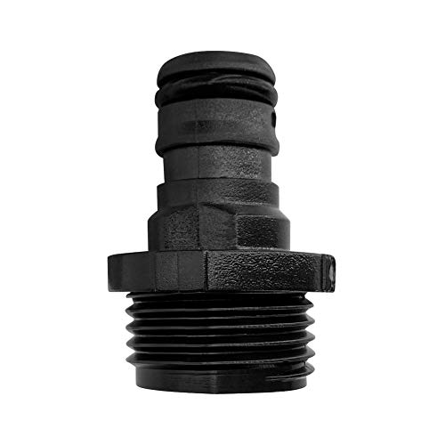 10 Pack Plastic Garden Hose Quick Connect Fittings Male Hose Quick Connector Adapters 3/4 Inch GHT Male Nipples Quick Release Kit for Water Hose Coupling