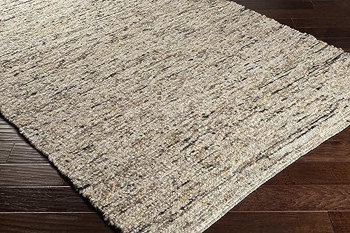 Mark&Day Wool Rugs, 8x10 Uderns Modern Camel Area Rug, Brown Grey Beige Carpet for Living Room, Bedroom or Kitchen (8' x 10')