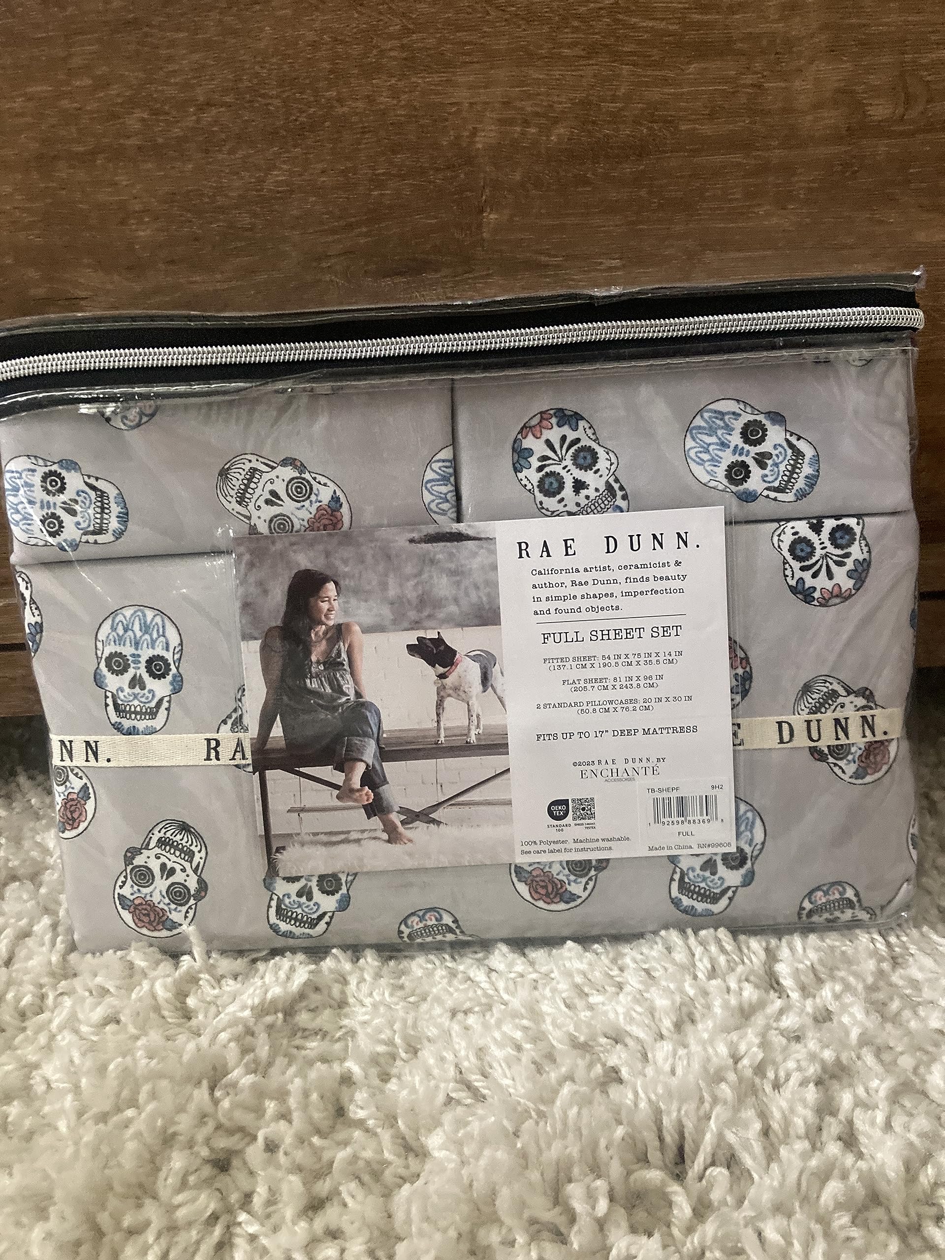 Rae Dunn Full Size Sheet Set Halloween