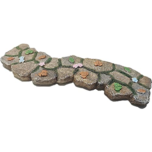 Fairy Garden Walkway Path, Miniature Pathway, Fairy Garden Accessories, Stone Path,Dollhouse Way, Micro Garden Path Road for Fairy Garden, Enchanted Garden Path