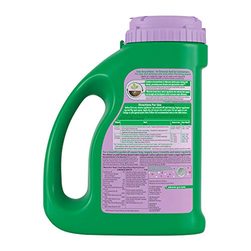 Miracle-Gro Plant Food 3002210 Shake 'N Feed Rose and Bloom Continuous Release Pl, 4.5 lb