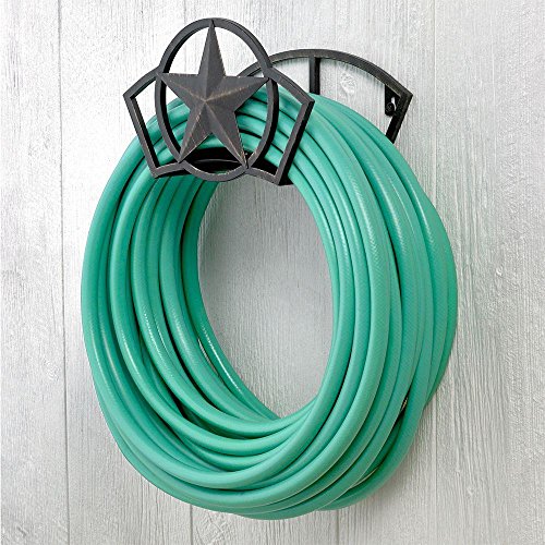Liberty Garden 234 Liberty Star Mount Hose Butler, Holds 125-Feet of, 5/8-Inch, Black