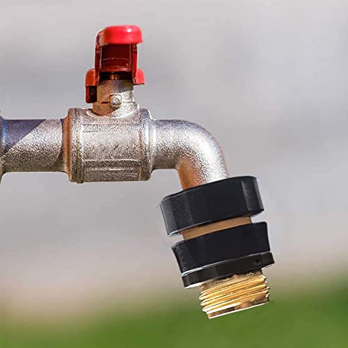 Xiny Tool 3/4 Inch Garden Hose Quick Connect, Quick Connect Garden Hose Fittings, Male and Female Water Quick Release Hose Connector, 2 Set