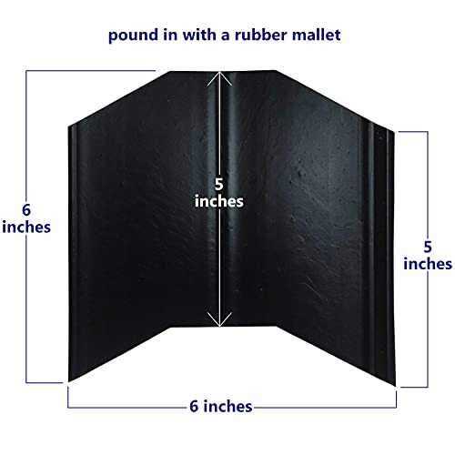 Harrier Interlocking Lawn and Garden Edging, 40 Pieces, 20 Linear Feet