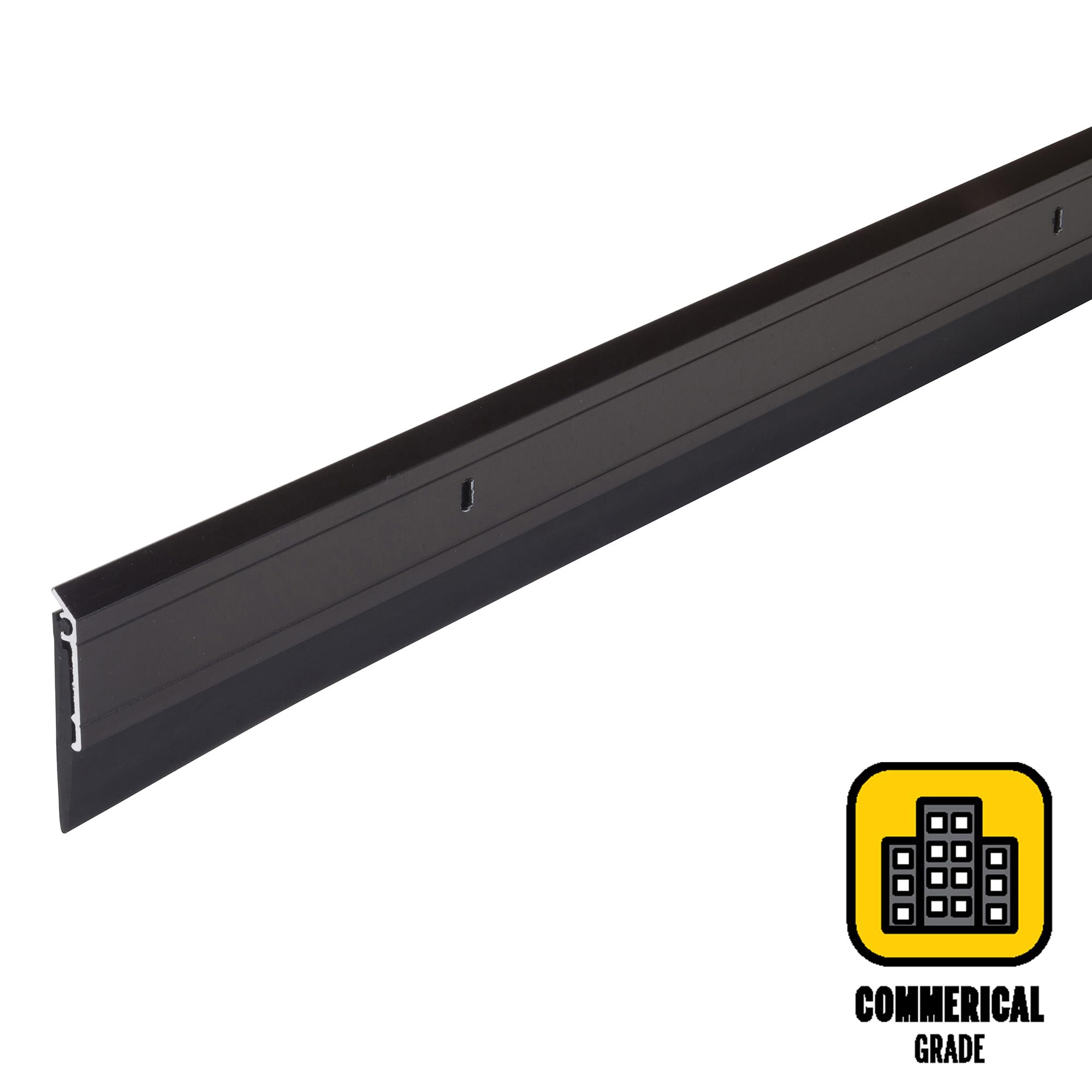 M-D Building Products 69609 1-1/4-Inch EPDM - 48-Inch DB006 Commercial Grade Door Sweep, Bronze