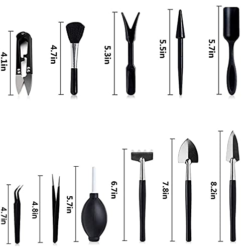 AFAKE Garden Tools Set for Men and Women,Miniature Succulent Tool Kit Seed Starter Care,Heavy Duty Gardening Tools Kit Gardening Gifts,Gardening Hand Tools Supplies for Gardener