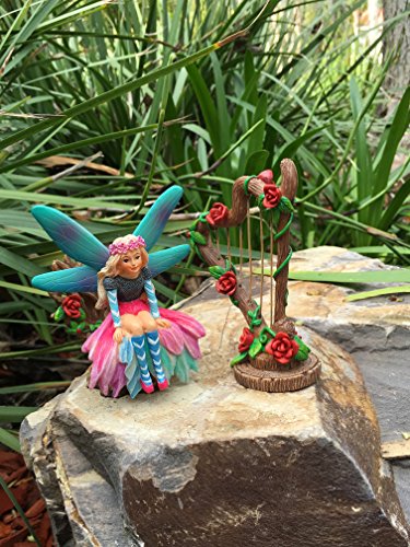 GlitZGlam Katrina The Garden Fairy β a Miniature Fairy Statue for Your Fairy Garden and Miniature Figurines