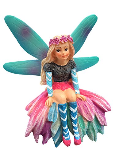 GlitZGlam Katrina The Garden Fairy β a Miniature Fairy Statue for Your Fairy Garden and Miniature Figurines