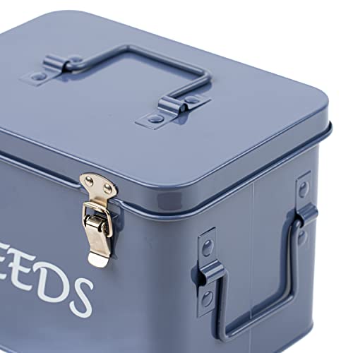 GLOCHYRA Seed Packet Storage Box Garden Seed Storage Organizer - Seed Container Comes with 100 Plant Labels, 10 Seed envelopes, Marker Pen