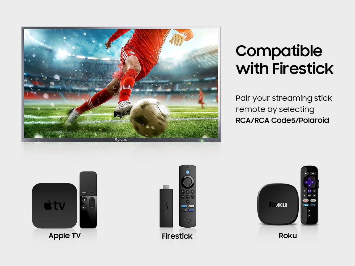SYLVOX Outdoor TV, 55'' Smart Waterproof Television, 4K UHD, HDR10, Google OS, 1000nits for Partial Sun Area, Bundle with Wall Mount