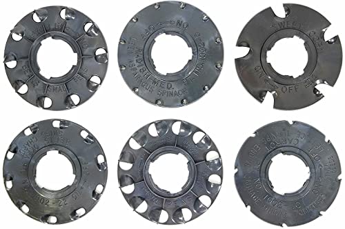 60009 Set 6 Standard Seed Plates for EARTHWAY 1001B Garden Seeder