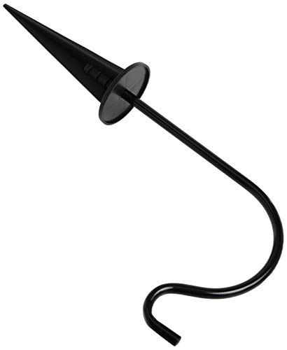 Shepherd's Hooks Garden Stakes, Set of 4 - BEST Lawn Stakes for Décor - Hang Mason Jars and Solar Lights - Outdoor Decoration - Perfect for Backyards, Weddings, and more!