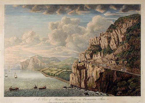 A View of Penmaen Mawr in Caernarvon Shire