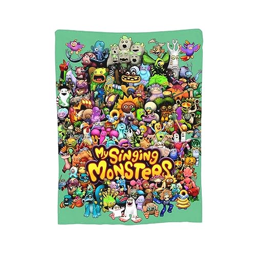 Yfccflloo Cartoon Blanket Throw Flannel Fleece Blanket Lightweight All Seasons for Livingroom/Bedroom/Sofa/Camping50 X40