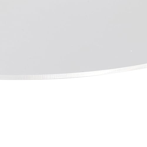Qinlorgo Corner Wall Shelf, Quarter Round Corner Shelves Wall Mount for Shower Room for Photo Albums (Transparent)