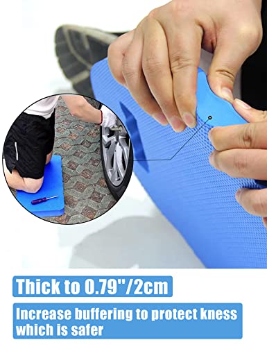 YWSHF 2 PCS Garden Kneeling Pad,Knee Mat Waterproof Foam Knee Pads for Gardening,Cleaning,Baby Bath,Yoga,Praying and Exercise 15.745'' x 7.09'' x 0.79''
