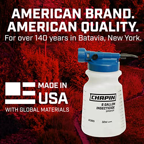RE Chapin MFG Works G385 Insecticide Hose End Sprayer, 32-Ounce, Blue