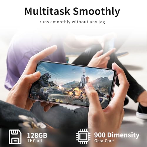 viqee S23U Cell Phone 5G Unlocked Phone,Smartphone with Tool Pen, Android 13.0 Cell Phone 6GB+256GB Full Netcom Support Dual SIM Dual Standby(Purple)