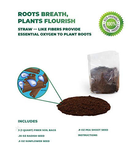 Window Garden Microgreens Grow Kit - Assorted Microgreen Seeds, Indoor Starter Growing Kit -Window Garden 20 Cavity Seed Propagation Kits (2) β Complete with Fiber Soil