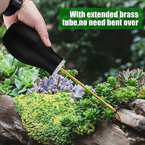 Bulb Duster Sprayer Insect Buster β Handheld, 7" Extendable Applicator Dispenser for Diatomaceous Earth & Other Home Powder Applications β Non-Toxic Assemble Garden Farm