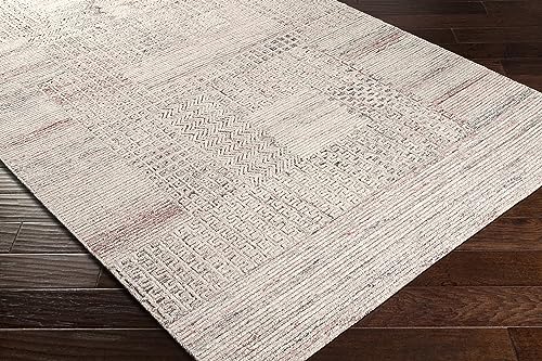 Mark&Day Area Rugs, 8x10 Tongerlo Modern Cream Area Rug, Beige Grey Pink Carpet for Living Room, Bedroom or Kitchen (8' x 10')