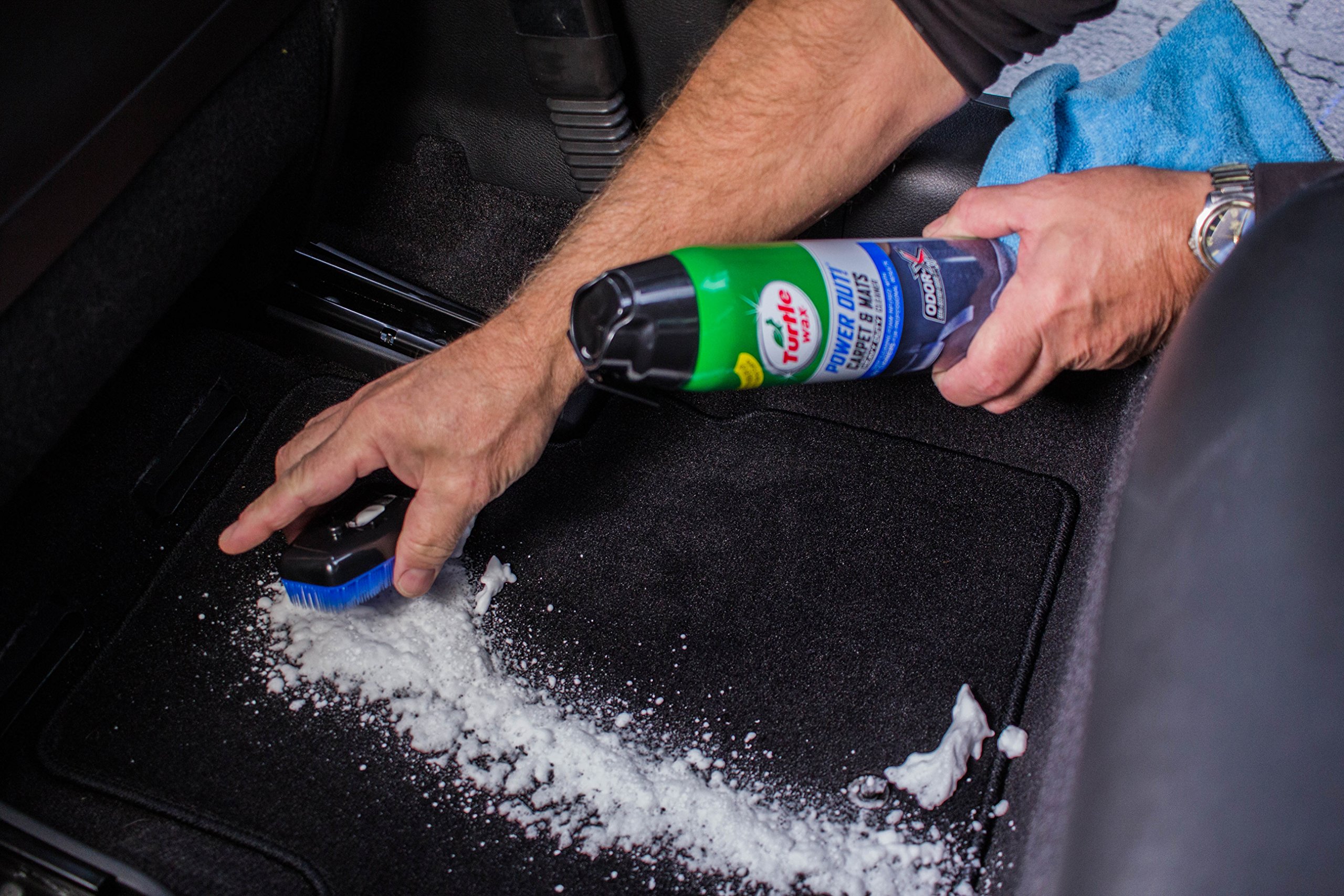 Turtle Wax T-244R1 Power Out! Carpet and Mats Cleaner and OdorEliminator - 18 oz, Carpet & Mats Cleaner
