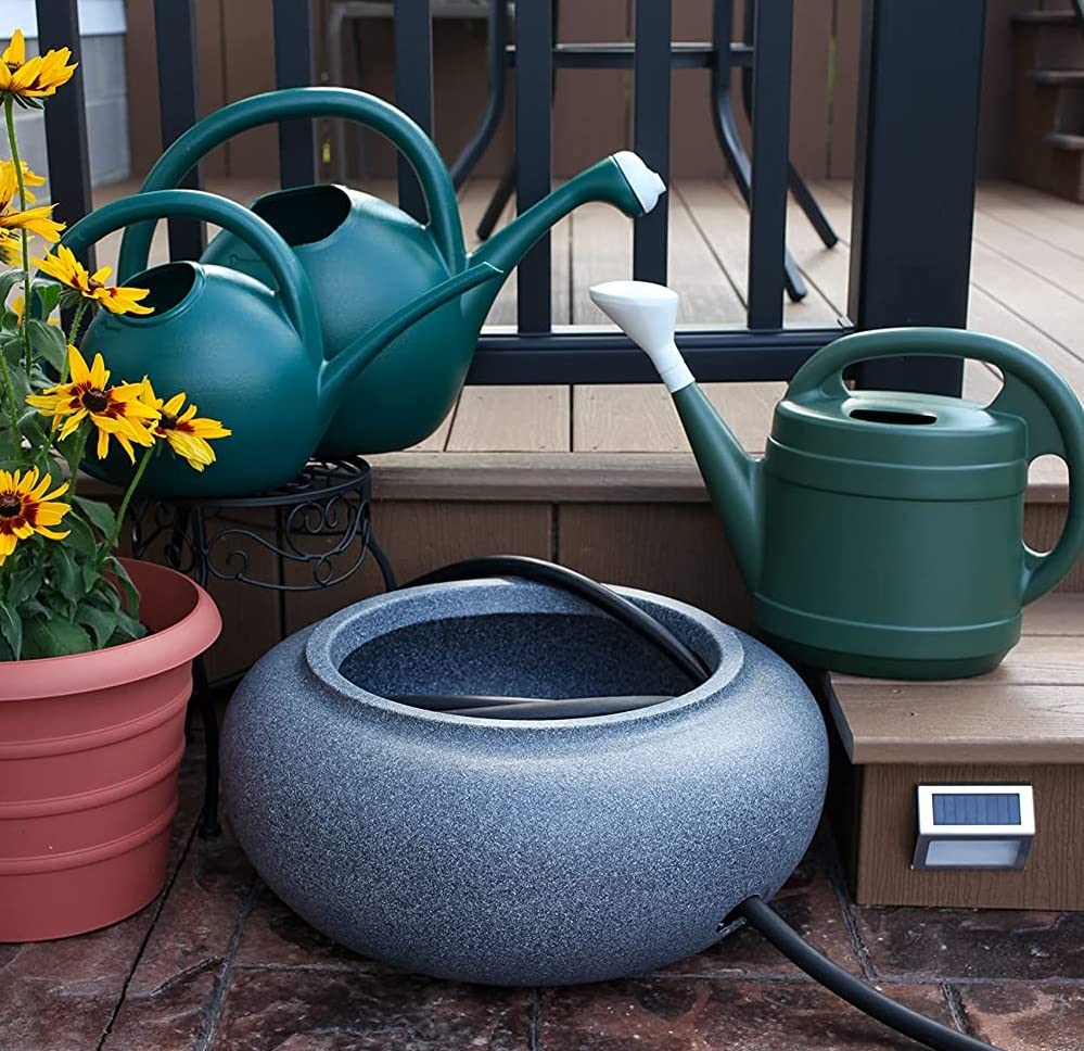 The HC Companies 2 Gallon Standard Watering Can, Green