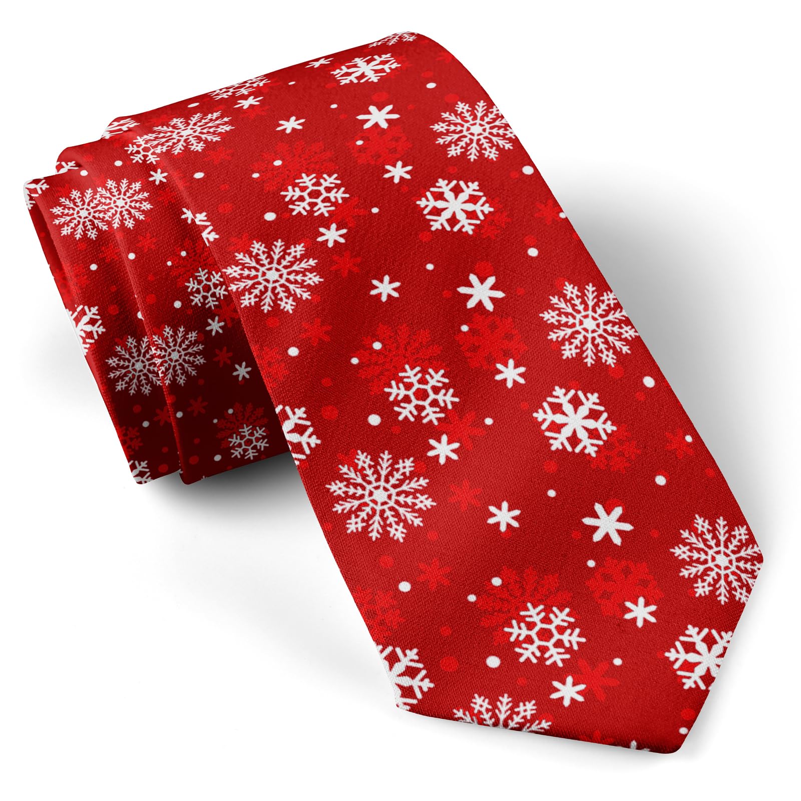 iujybax Christmas Ties for Men, Mens Christmas Tie Skinny Narrow Necktie for Men, Christmas Tie Holiday Ties for Men, for Wedding Groom Groomsmen Xmas Party