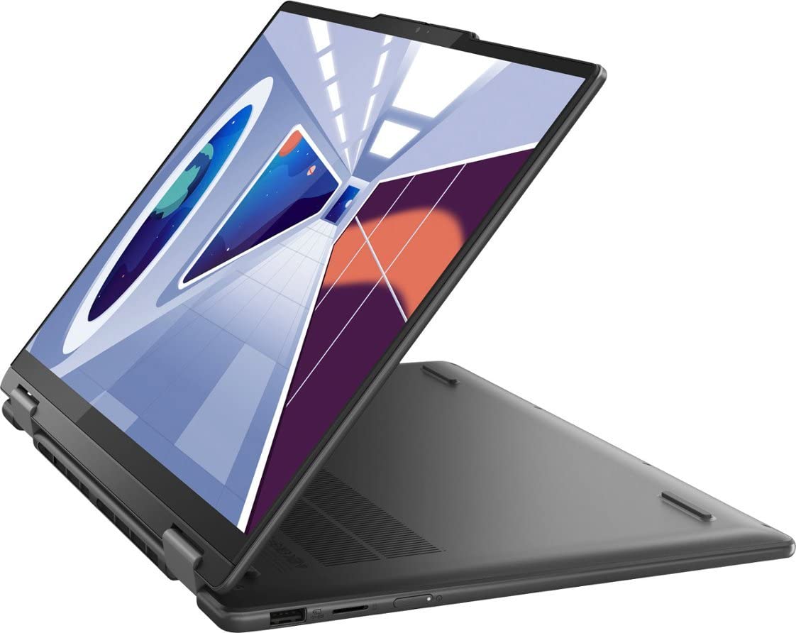 Lenovo Yoga 7i 2-in-1 14" 2.2K Touch Laptop, 360° flip-and-fold Design, Intel Core i5-1335U, 8GB RAM 512GB SSD, Intel Iris Xe Graphics, Backlit KB, Win11, Storm Grey, NoCo Bundle
