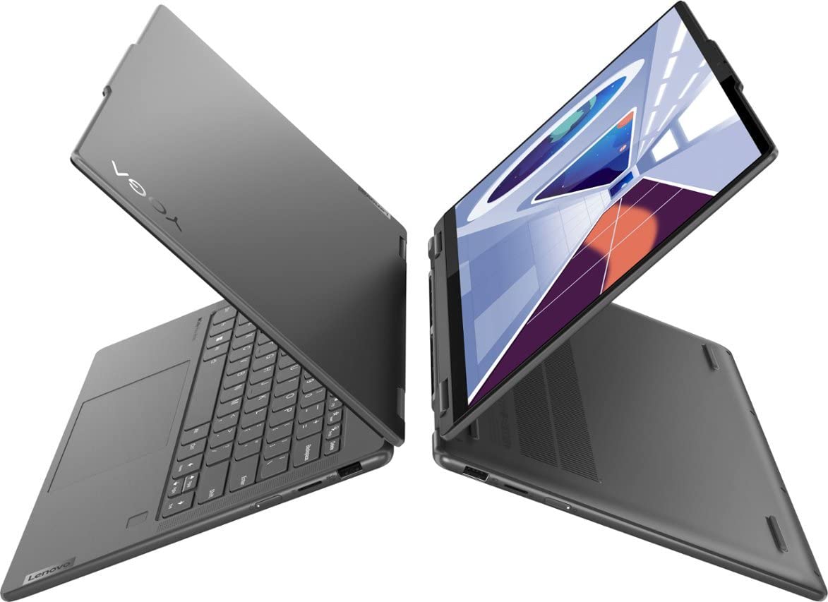 Lenovo Yoga 7i 2-in-1 14" 2.2K Touch Laptop, 360° flip-and-fold Design, Intel Core i5-1335U, 8GB RAM 512GB SSD, Intel Iris Xe Graphics, Backlit KB, Win11, Storm Grey, NoCo Bundle