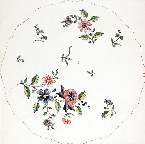 An original design for a porcelain plate