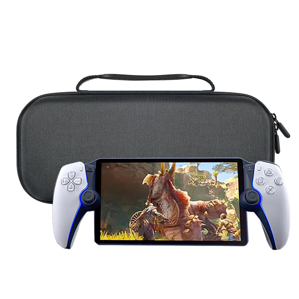 Voikoli Protective Eva Hard Shell Case Compatible with PlayStation Portal Remote Player,Shockproof,Stylish and Durable (Black)