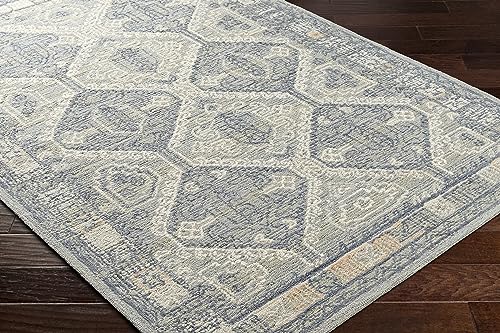 Mark&Day Area Rugs, 8x10 Buffalo Center Traditional Medium Gray Area Rug, Grey White Beige Carpet for Living Room, Bedroom or Kitchen (8' x 10')