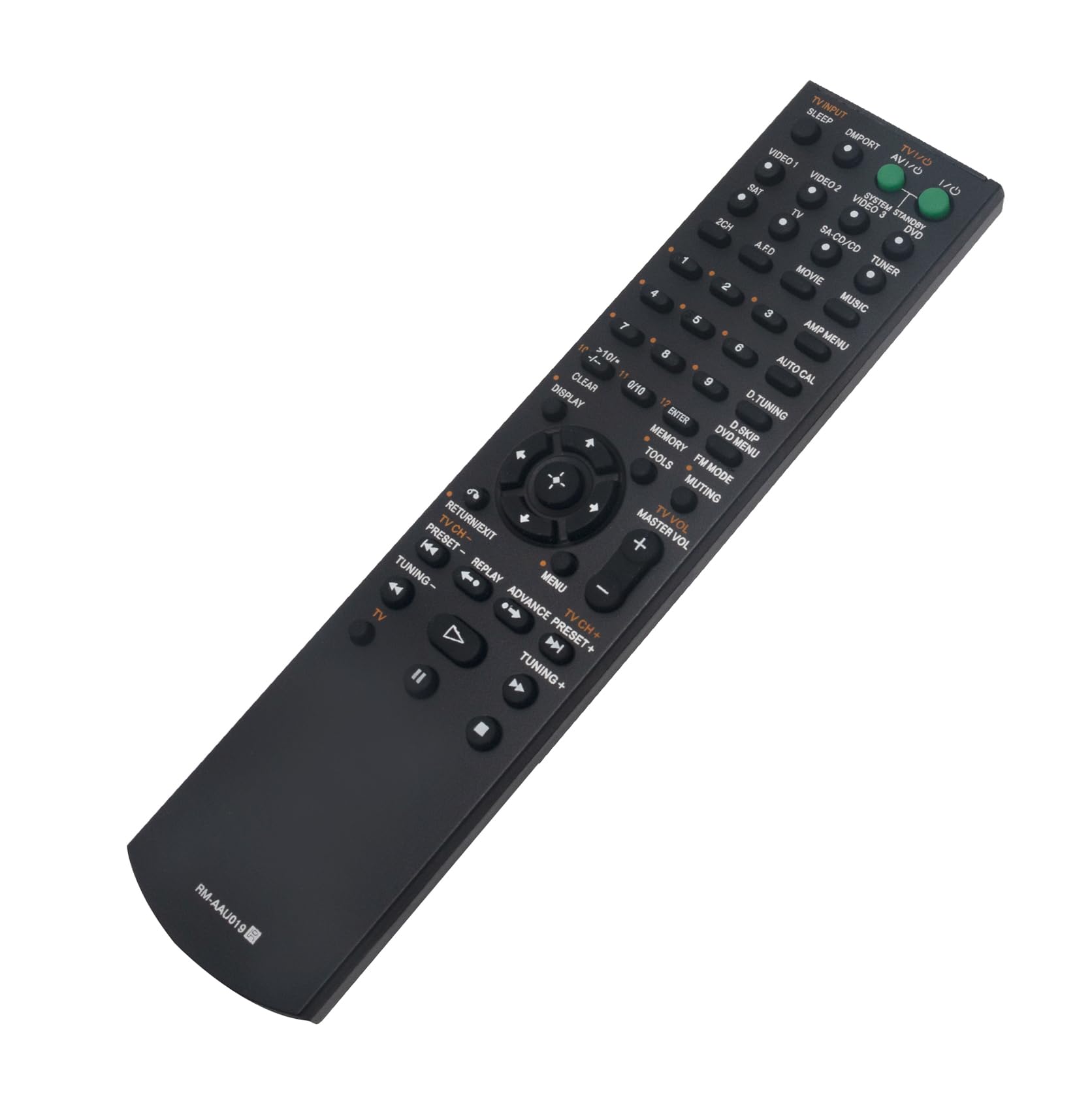 ALLIMITY RM-AAU019 Replacement Remote Control Compatible with Sony DVD AV Receiver Home Theater RM-AAU001 STR-DV10 STR-DE598 6.1 Channel Surround Sound