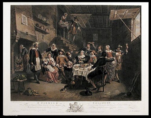 A Flemish Collation. From the Original Picture, Painted by Van Harp, In the Collection of the Right Honourable the Earl of Bute