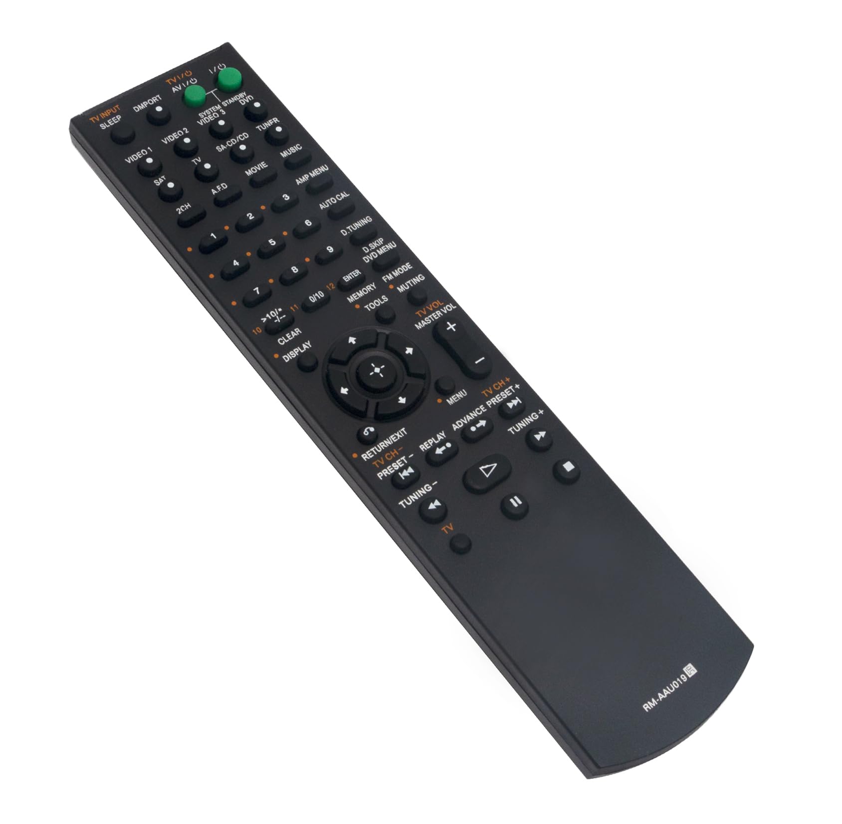 ALLIMITY RM-AAU019 Replacement Remote Control Compatible with Sony DVD AV Receiver Home Theater RM-AAU001 STR-DV10 STR-DE598 6.1 Channel Surround Sound