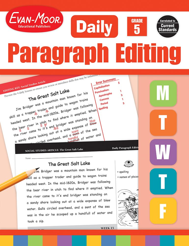 Evan-Moor Daily Paragraph Editing, Grade 5