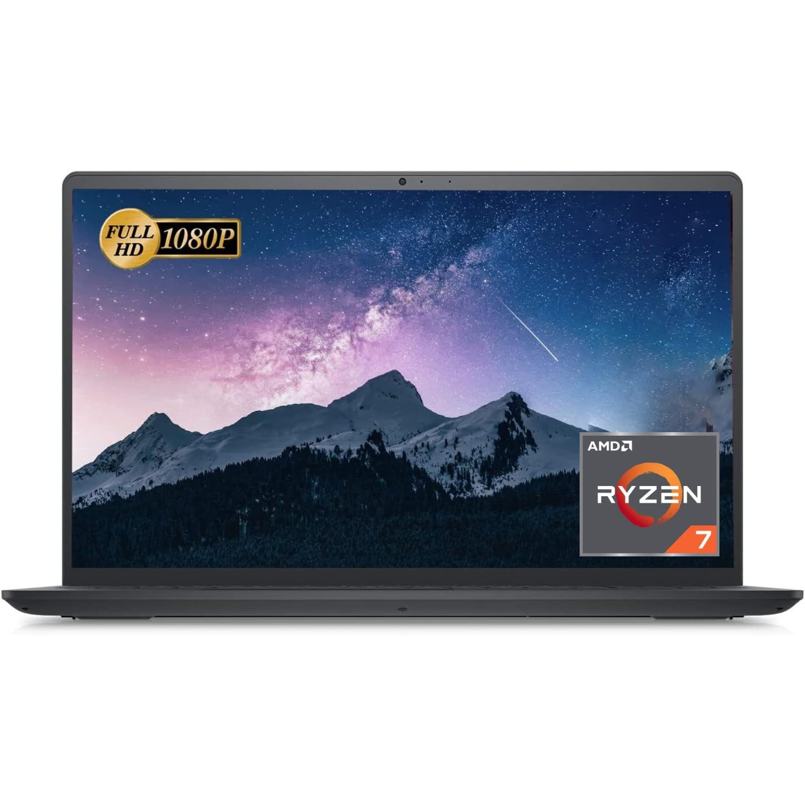 Dell 2023 Inspiron 15 3525 Laptop, 15.6" FHD Display, AMD Ryzen 7 5700U(8-core) Processor, 32GB RAM, 1TB SSD, AMD Radeon Graphics, Wi-Fi, Bluetooth, HDMI, Windows 11 Home, Carbon Black