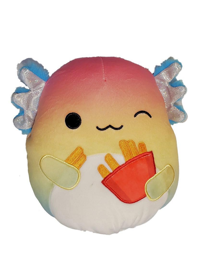Squishmallows 8" Flip-A-Mallows Aika The Axolotl and Floyd Fries