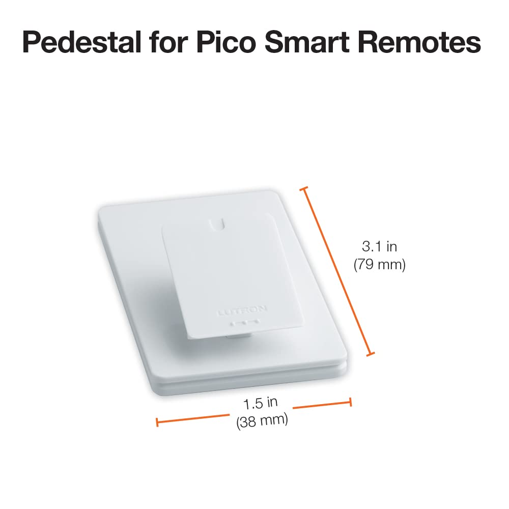 Lutron Caseta Wireless Pedestal for Pico Smart Remote, L-PED1-WH, White