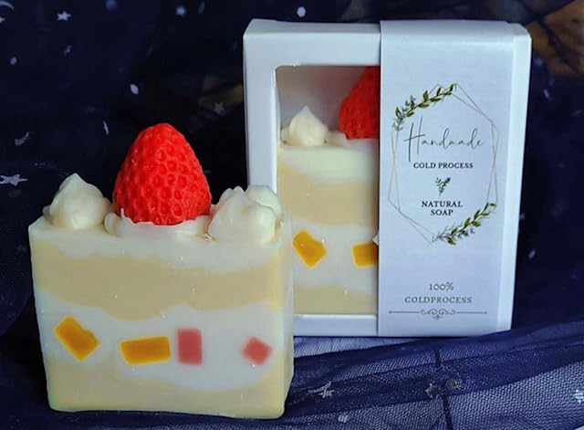 Bath & Body Works- Sweet Whiskey 3-Wick Scented Candle 14.5 OZ Burns 25-45 Hours and Strawberry Cake soap