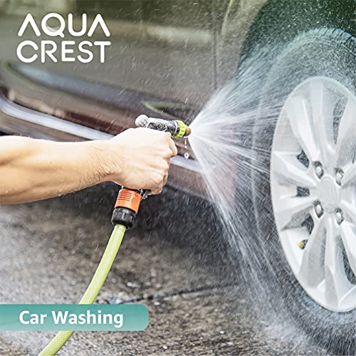 AQUA CREST Flexible Hose Protector-Eliminates Hose Crimping and Straining at Faucets and Water Connections for RV, Garden & Car Wash Hose Extension Adapter, Pack of 2